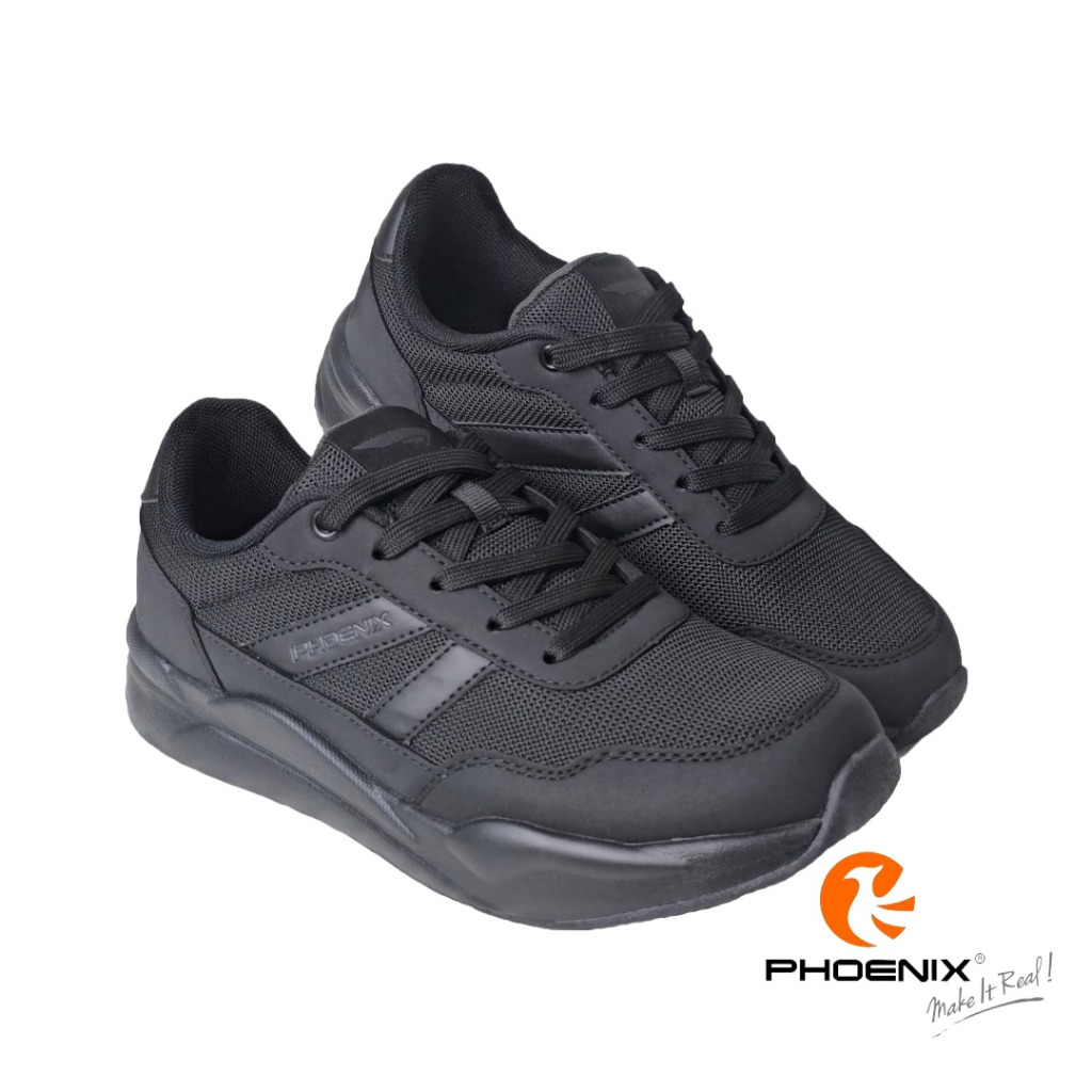 Jual Phoenix Official - Sepatu Sneakers Wanita - Morgana All Black ...