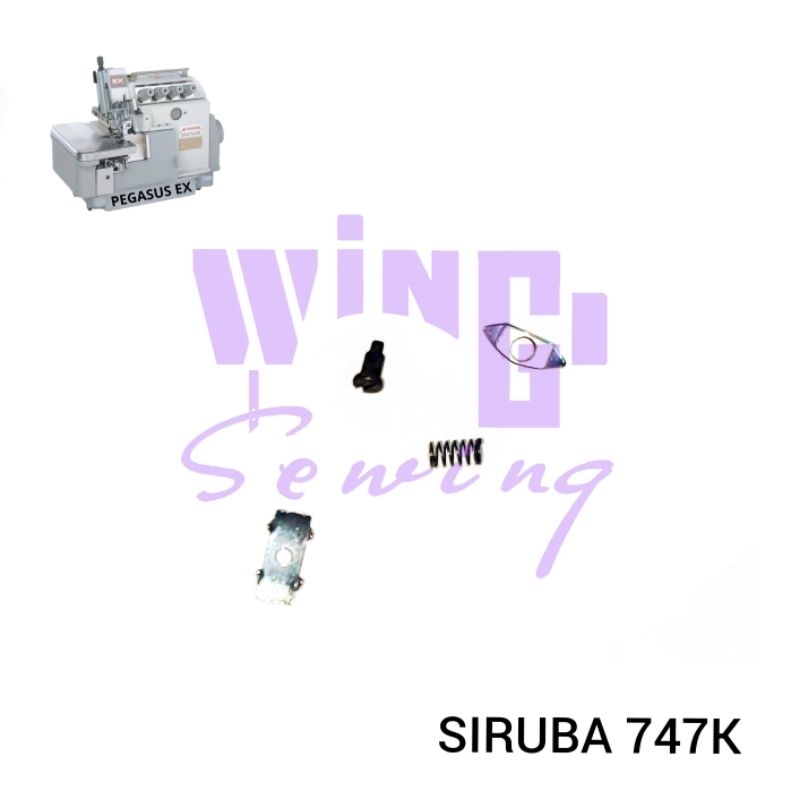 Jual SIRUBA 747K Jalur Benang Set Kepala Jarum Mesin Jahit Obras Industri | Shopee Indonesia