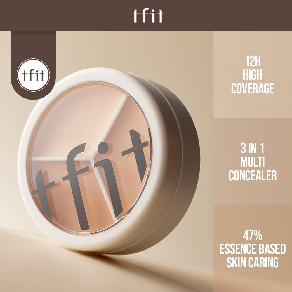 Jual TFIT Tri-Color Concealer 15g covers spots, dark circles, facial ...