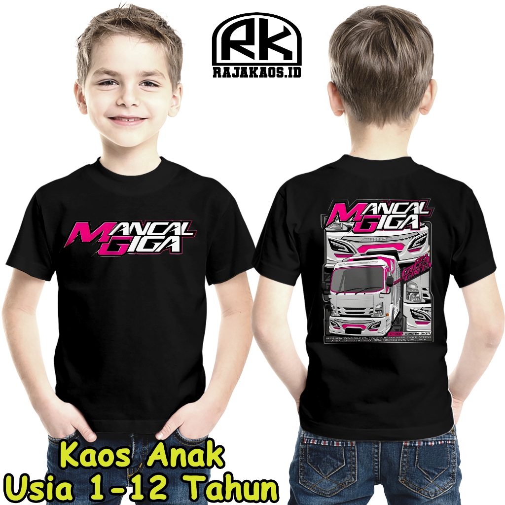 Jual Raja Kaos Anak Truck Oleng Mancal Giga V2 Usia 1-12 Tahun - Kaos Truck Oleng Mania - Combed ...