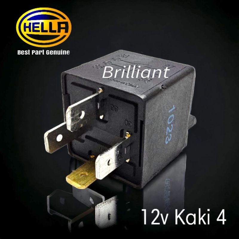Jual Relay HELLA Original - 12v kaki 4 / 12v kaki 5 87a / 24v kaki 4 ...