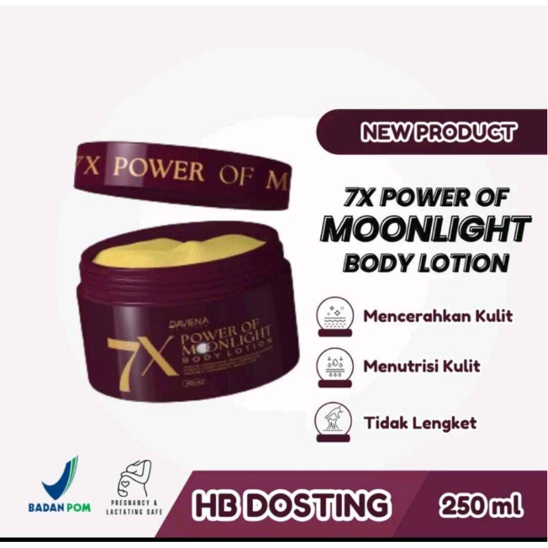 Jual HB DOSTING MOONLIGHT DAVIENA SKINCARE / BODY LOTION DAVIENA 7X ...