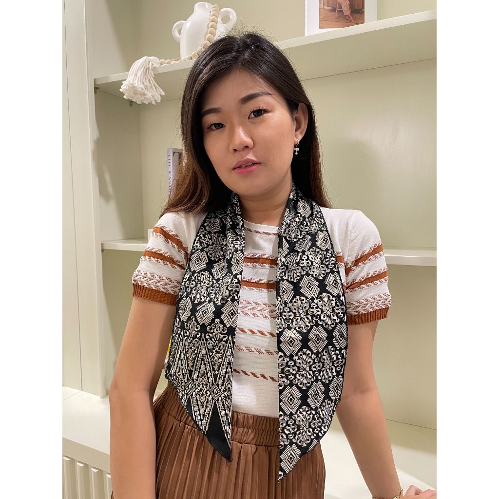 Jual Syal Scarf Batik Dasi / Souvenir Khas Indonesia / Souvenir Local ...
