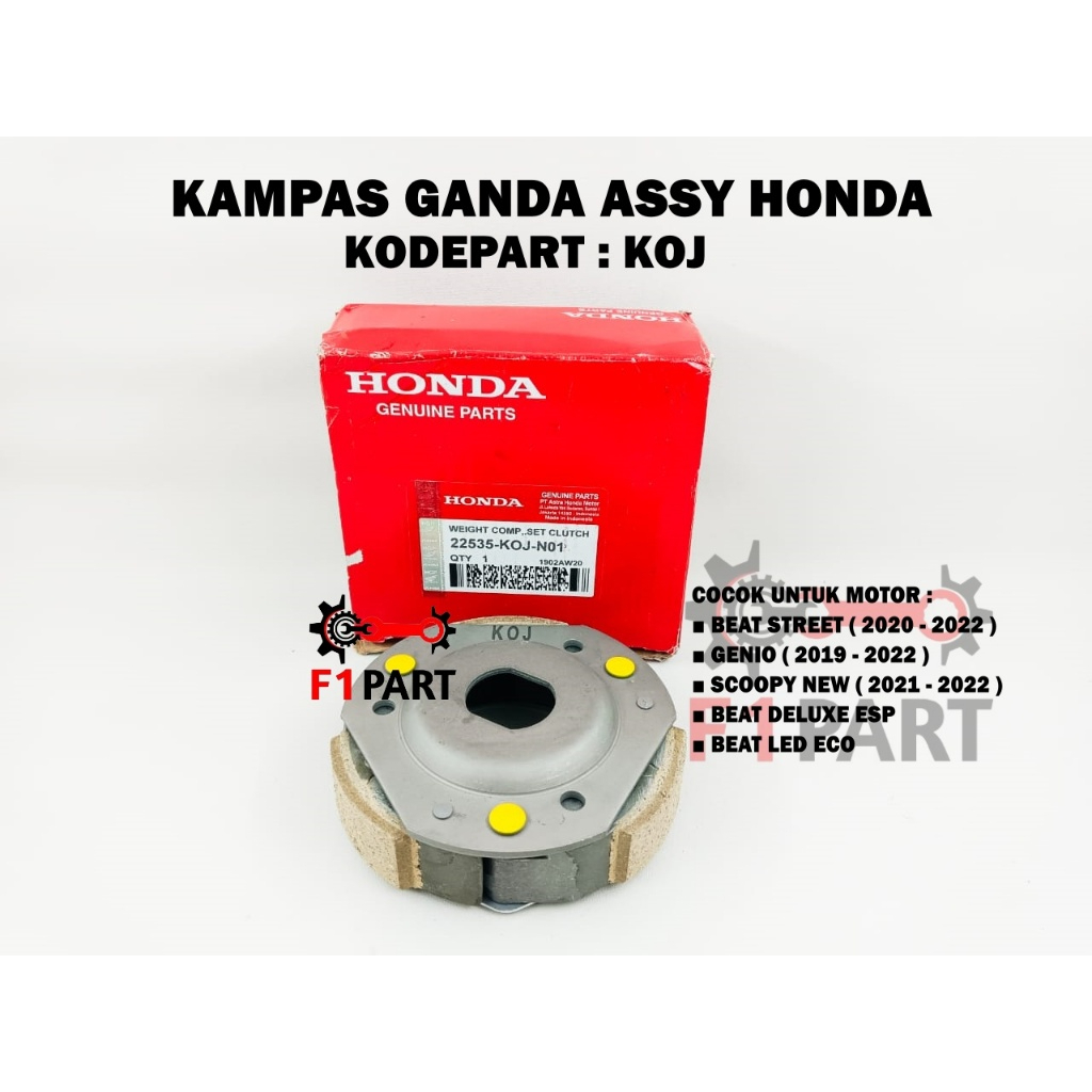 Jual Kampas Ganda Assy KOJ Honda Genio Beat Deluxe Beat Led Eco Beat ...