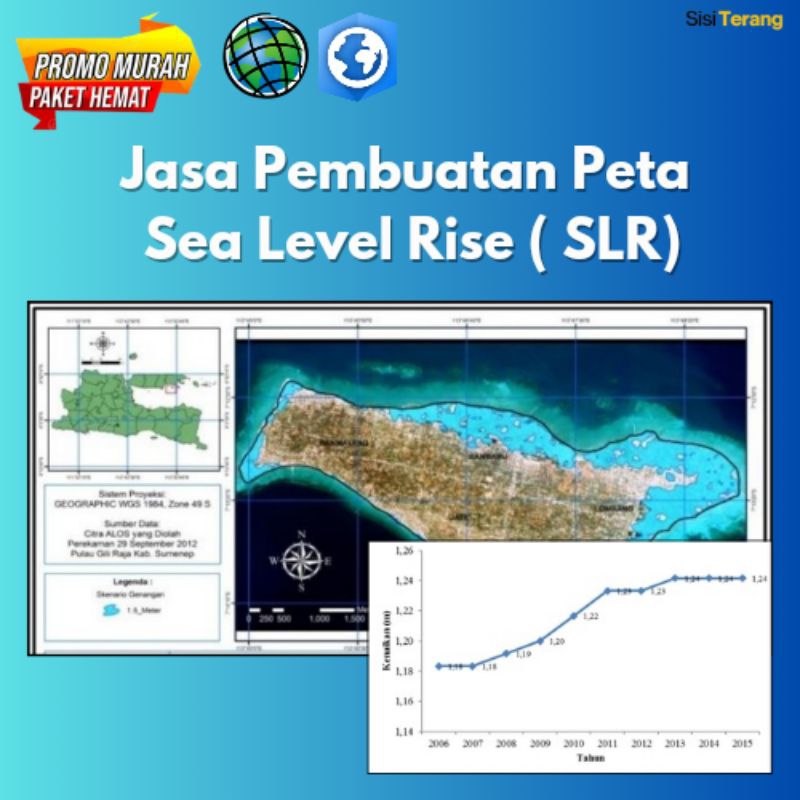 Jual Jasa Pembuatan Peta Sea Level Rise (SLR) | Kenaikan Muka Air Laut ...