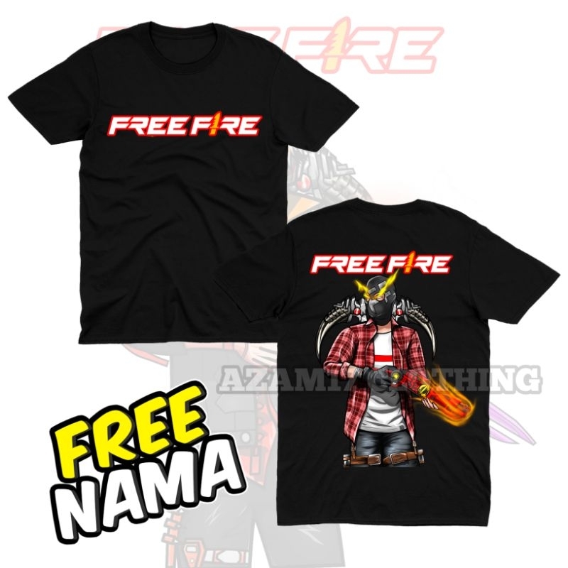 Jual BISA COD KAOS BAJU ANAK FF KARAKTER FREE FIRE VERSI SG OPM SG ONE ...