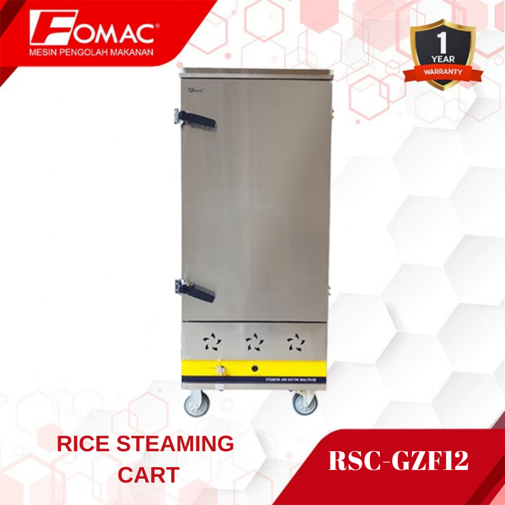 Jual FOMAC Mesin Penanak Nasi Gas RSC-GZF12 Cooker & Rice Steaming Kapasitas 50 - 60 Kg | Shopee ...