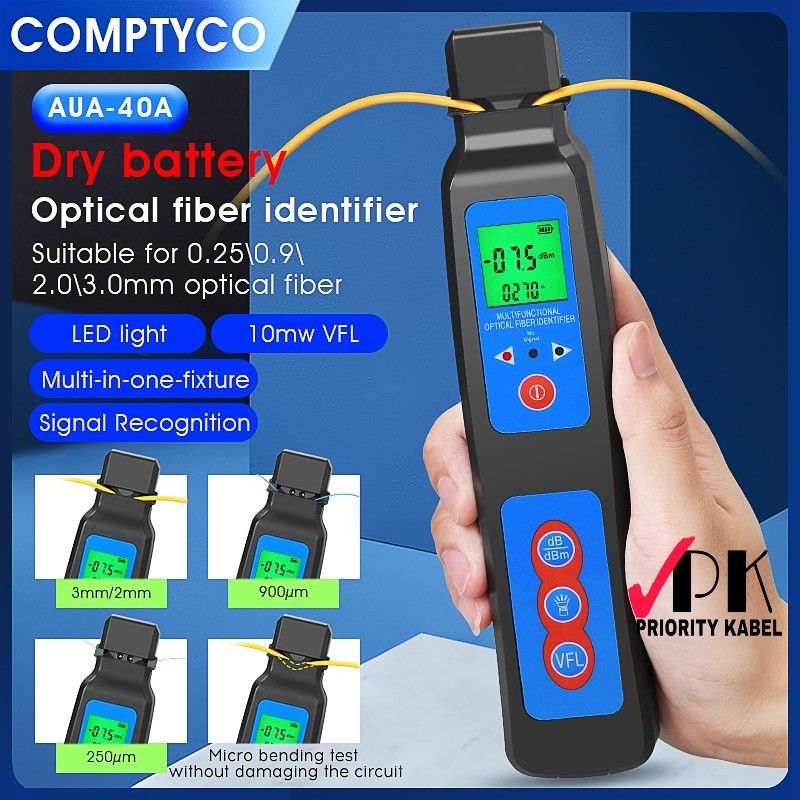 Jual Identifier Optical Fiber OFI + VFL Fiber Optic AUA-40A | Shopee ...