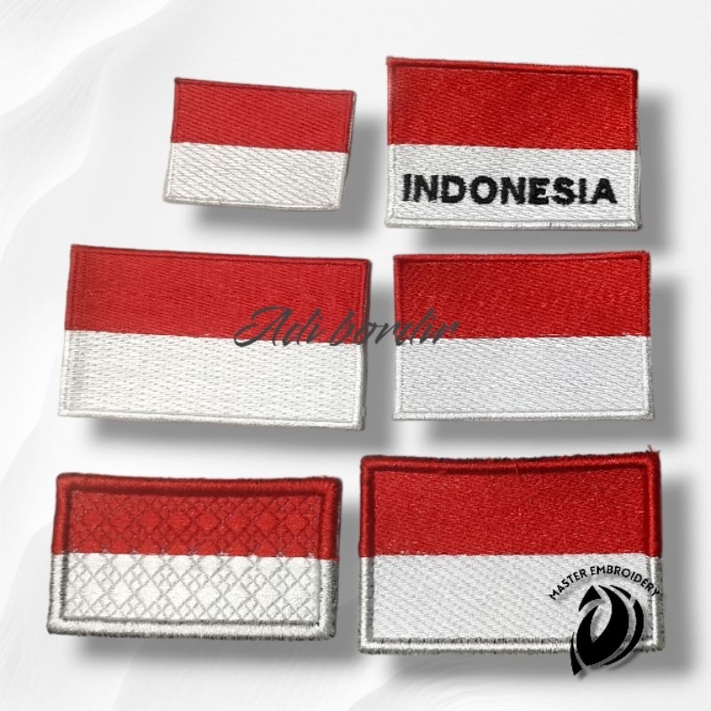 Jual VARIASI LOGO BENDERA MERAH PUTIH BIASA DAN TIMBUL 3D (COSTUME ...