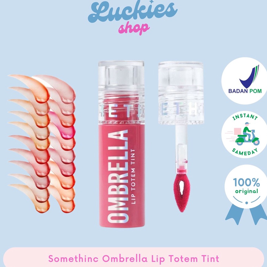 Jual KF7 BPOM Somethinc Ombrella Lip Totem Tint Lip Tint Melembapkan ...