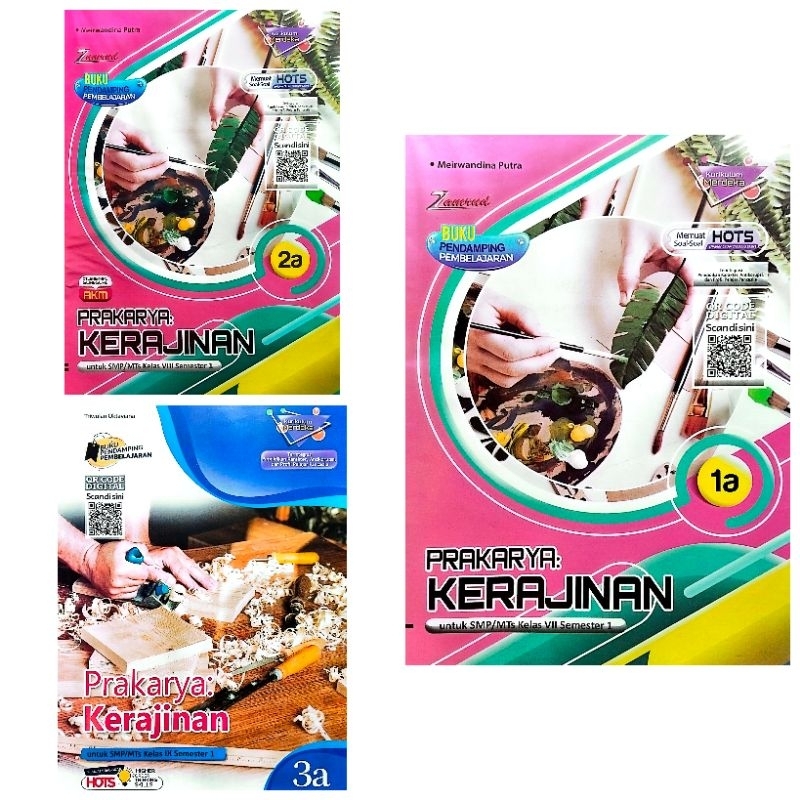 Jual BUKU LKS SMP MTS PRAKARYA KERAJINAN KELAS 7 8 9 KURIKULUM MERDEKA ...