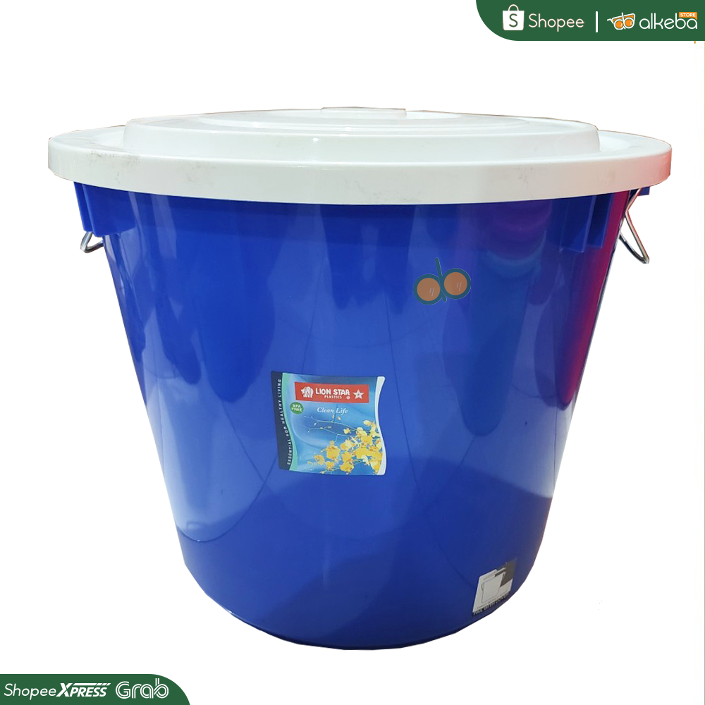 Jual Ember Plastik Besar + Tutup Lion Star PC-18 Tong Toren Air Jumbo ...