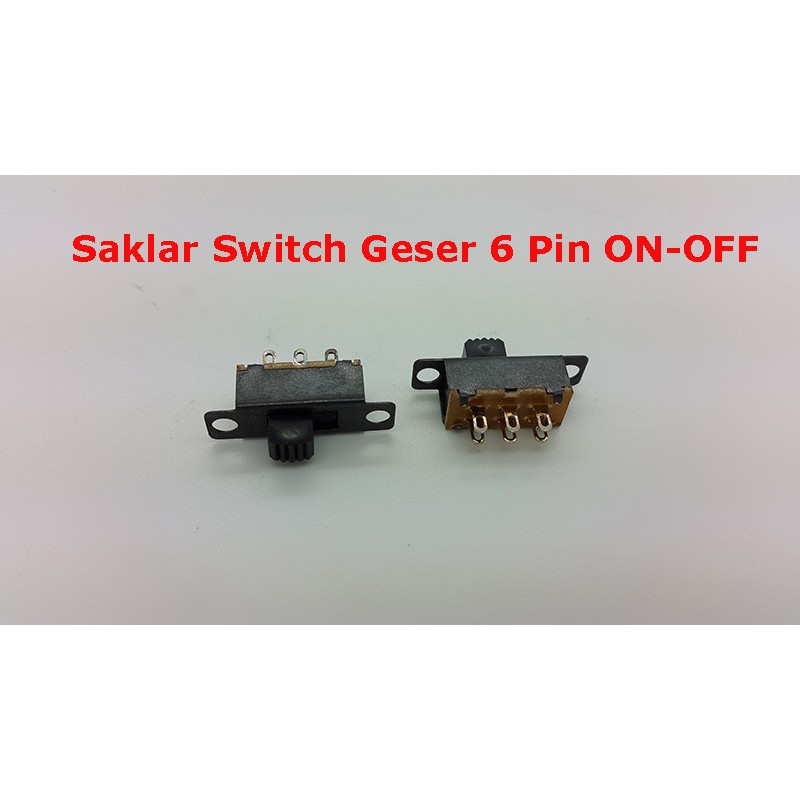 Jual Saklar Switch Geser 6 Pin ( On-Off ) | Shopee Indonesia