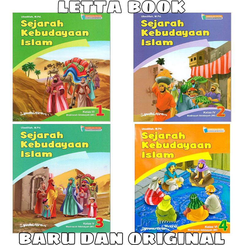 Jual BUKU SEJARAH KEBUDAYAAN ISLAM KELAS 3 4 5 6 MI KURIKULUM MERDEKA YUDHISTIRA | Shopee Indonesia