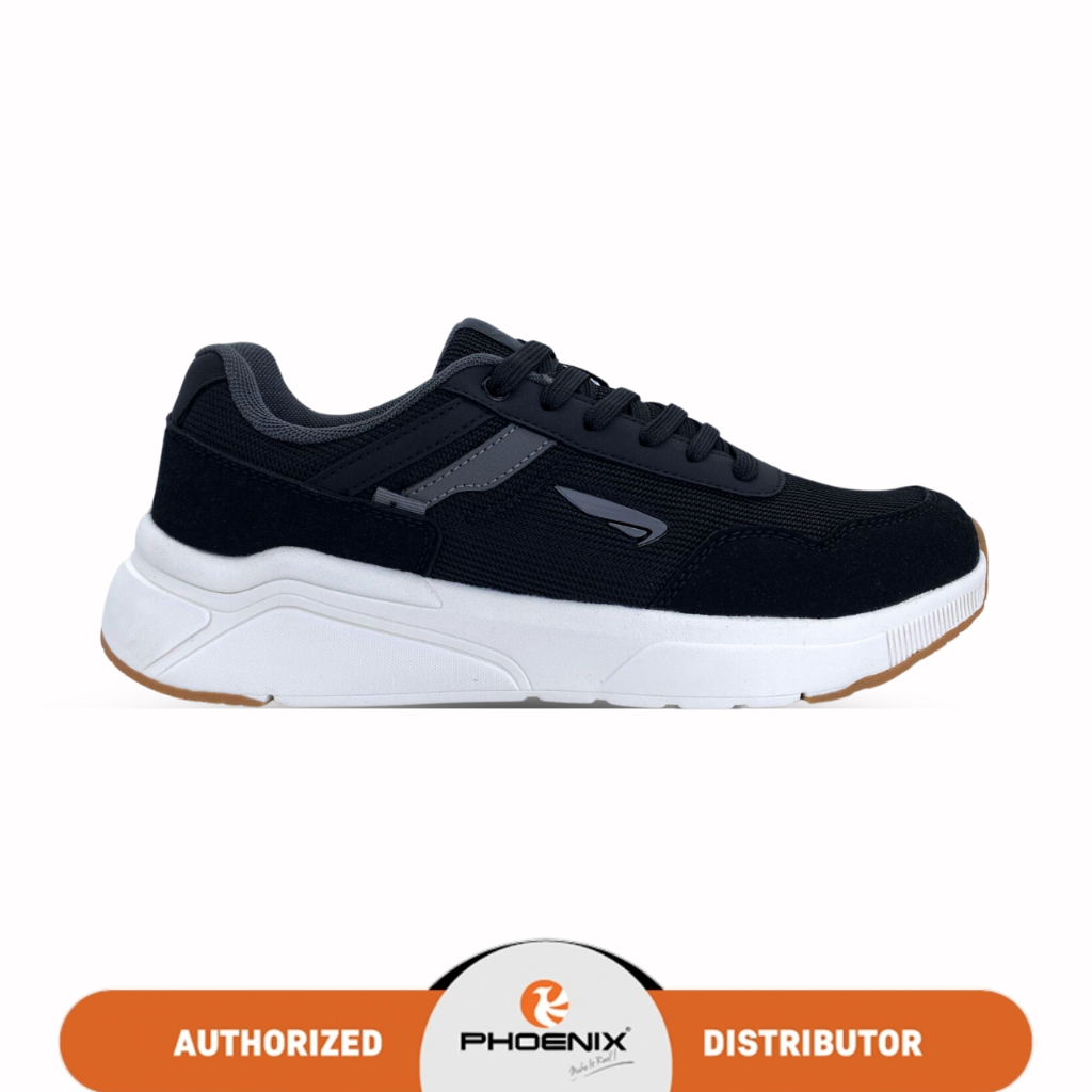 Jual Phoenix Arata Sepatu Running Pria - Black | Shopee Indonesia