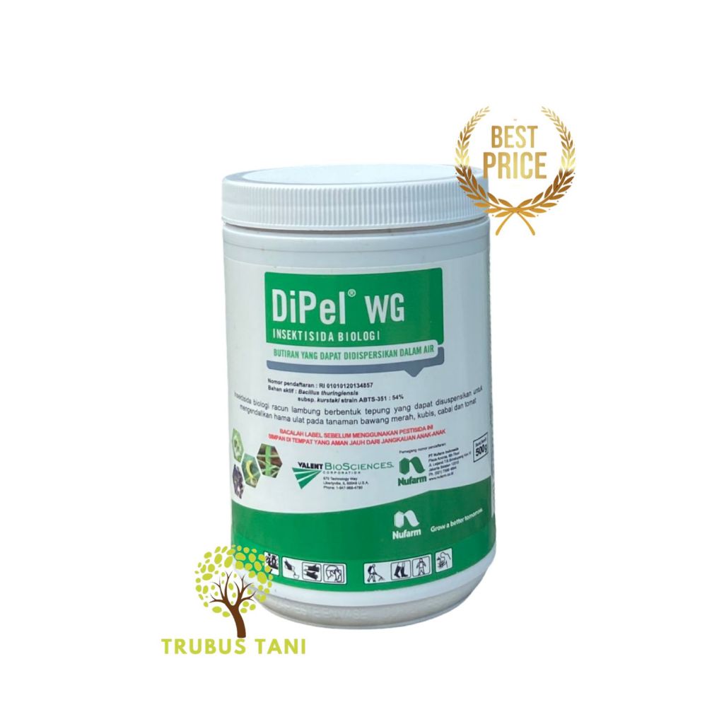 Jual INSEKTISIDA BIOLOGI DIPEL WG 500GRAM-nufarm | Shopee Indonesia