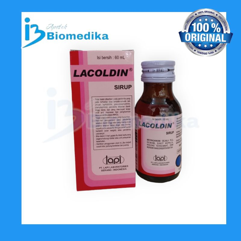 Jual LACOLDIN SYR 60ML OBAT BAPIL ANAK | Shopee Indonesia
