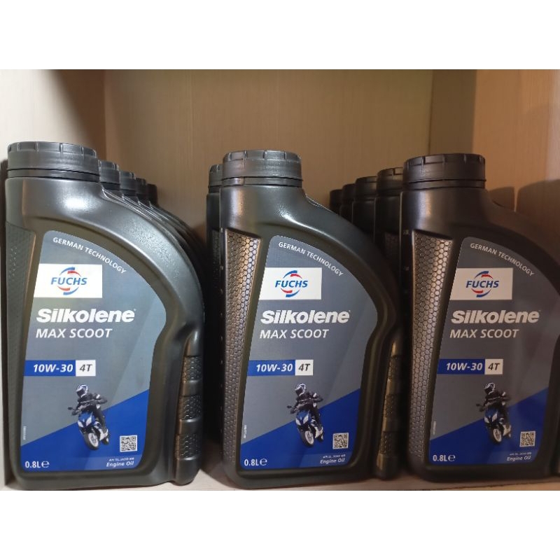 Jual FUCHS SILKOLENE MAX SCOOT OIL 10W-30 4T 800ML GERMAN TECHNOLOGY ...