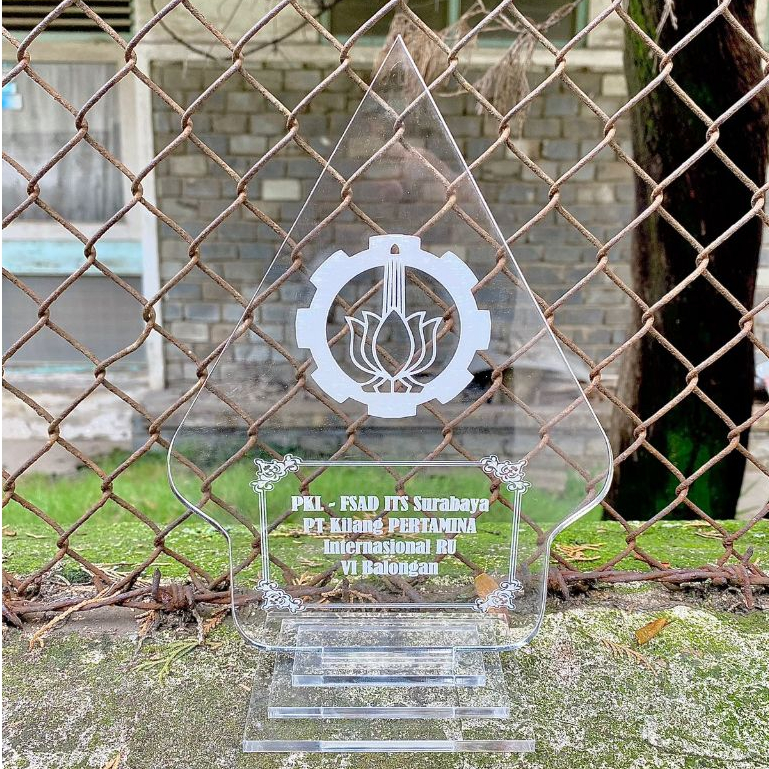 Jual pelakat plakat acrylic plakat kaca penghargaan plakat transfaran ...