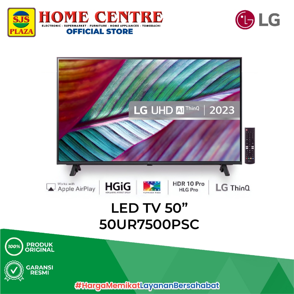 Jual LG 50UR7500 Smart TV LED 4K UHD AI ThinQ TV 50 Inch 50UR7500PSC ...