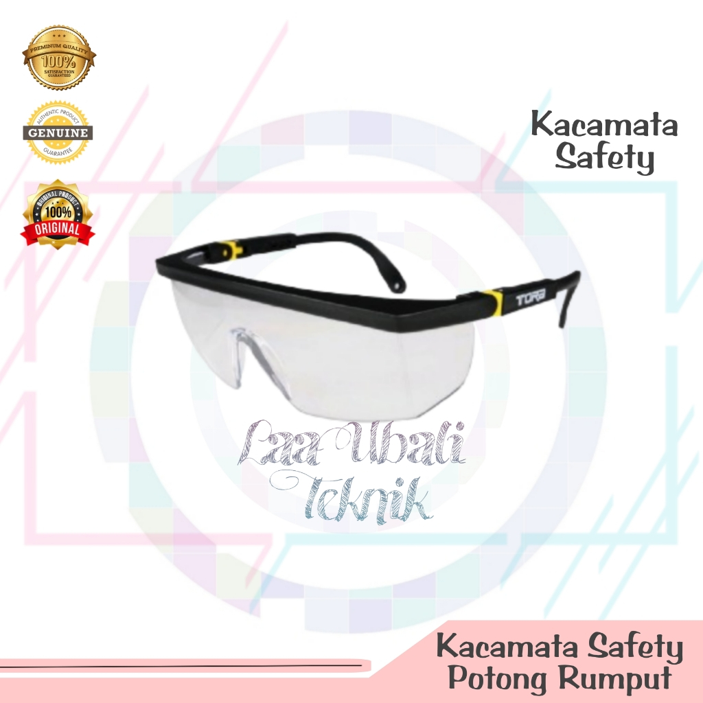 Jual kacamata potong rumput tebal dan tidak mudah tergores | Shopee ...