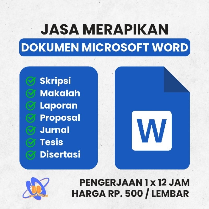 Jual Jasa Merapikan Dokumen Microsoft Word | Shopee Indonesia