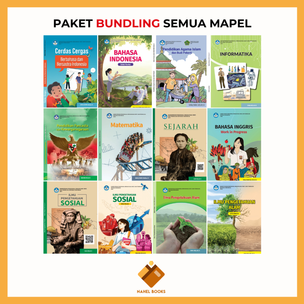 Jual (PER PAKET / BUNDLING) BUKU KURIKULUM MERDEKA SMA KELAS 10 ...
