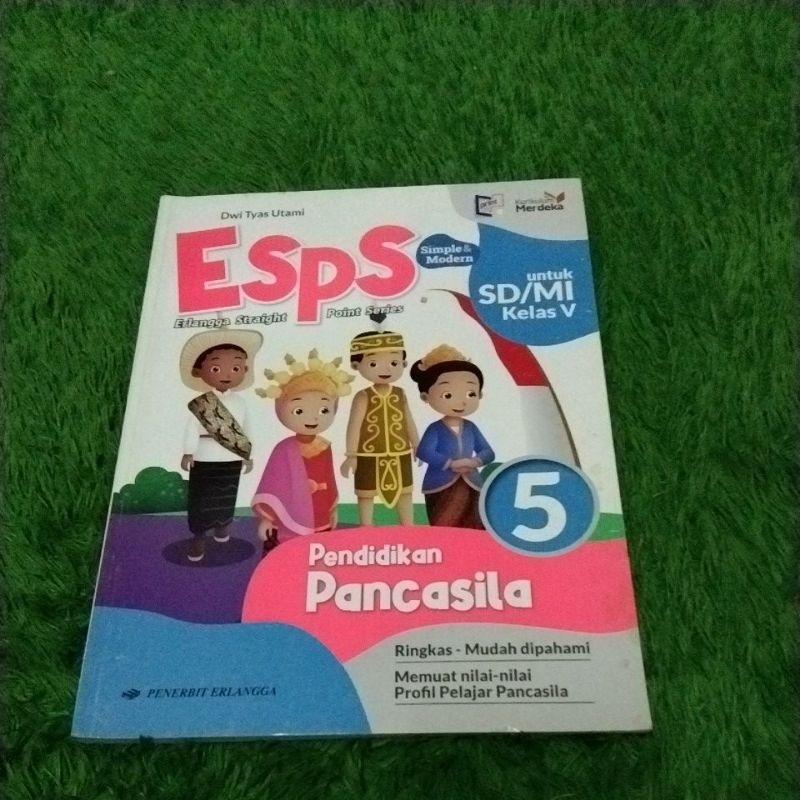 Jual ESPS PENDIDIKAN PANCASILA SD/MI KLS V KURIKULUM MERDEKA ERLANGGA | Shopee Indonesia