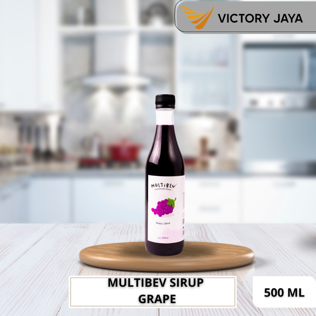 Jual Multibev Syrup grape / sirup perasa minuman ras anggur 500ml ...