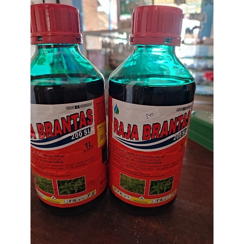 Jual RAJA BRANTAS, Herbisida Kontak, dengan bahan aktif Proquat ...