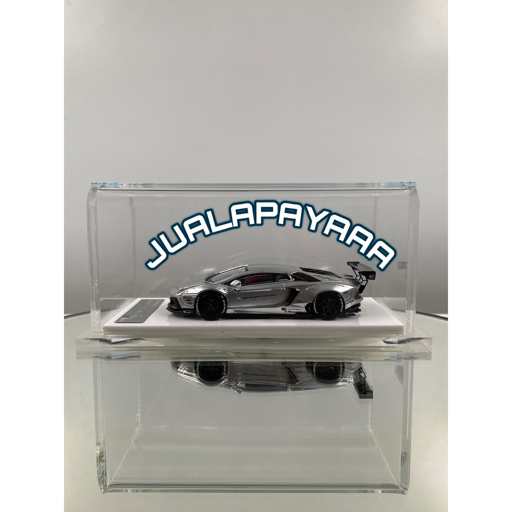 Jual LB PERFORMANCE LBWK LAMBO AVENTADOR SILVER LIMITED EDITION LB ...