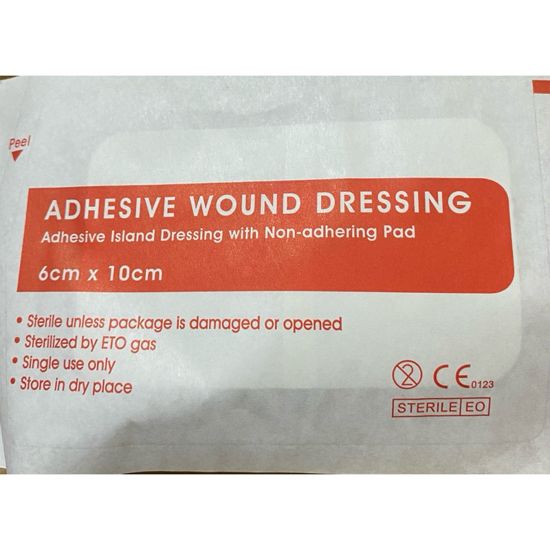Jual adhesive wound dressing 6 cm x 7 cm perban luka mirip opsite post ...