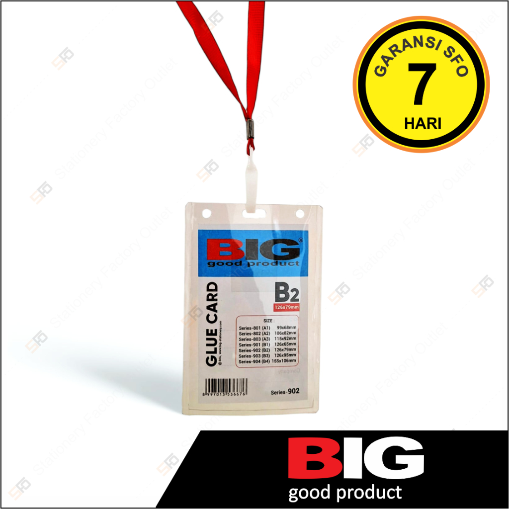 Jual ID Card Holder BIG B2 Potrait + Lanyard - SFO Semarang Official ...