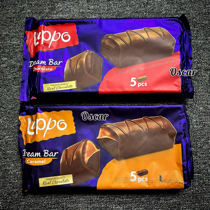Jual (ready) LUPPO Dream Bar Chocolate Caramel Cake Premium Quality ...
