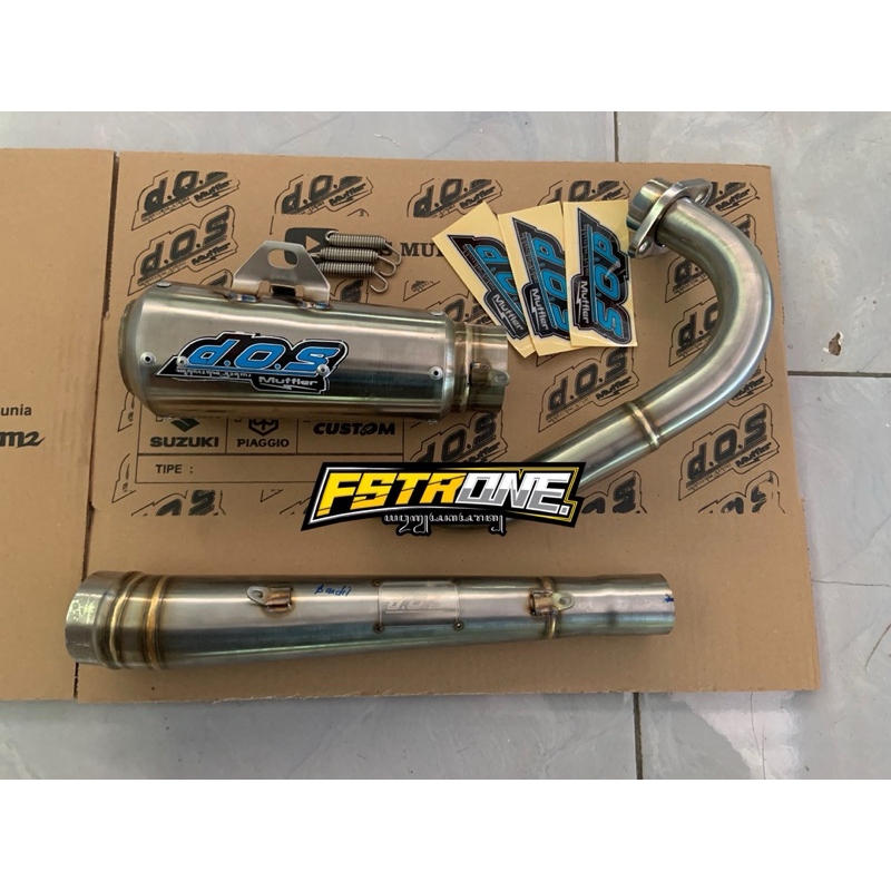 Jual Knalpot Dos muffler original MX KING model Freeflow / Lurus ...