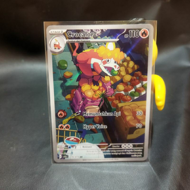Jual Pokemon TCG Indonesia Crocalor sv1a 079/073 AR original | Shopee ...
