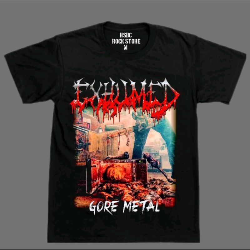 Jual Tshirt Exhumed gore Metal premium 24s | Shopee Indonesia