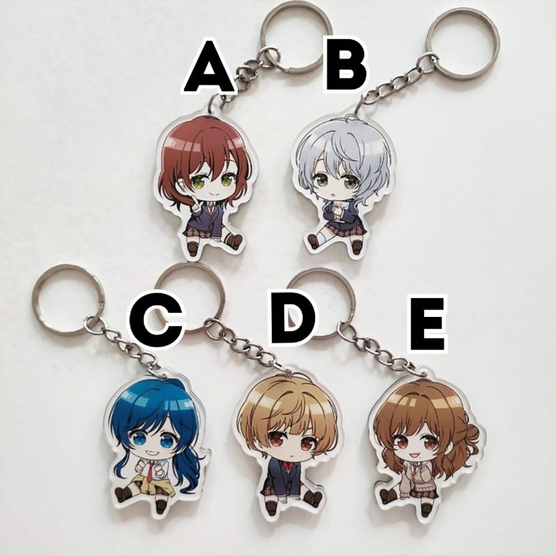 Jual Keychain Anime Jaku Chara Tomozaki-kun 1 Aoi Fuuka Minami Hanabi ...