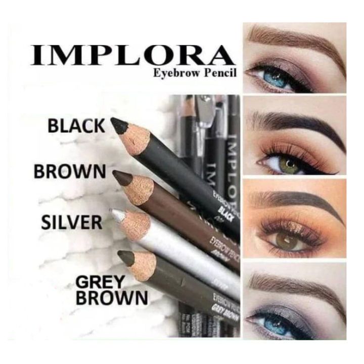 Jual IMPLORA Eye Brow Pencil 2 IN 1 ( PENSIL + SERUTAN + SIKAT ...