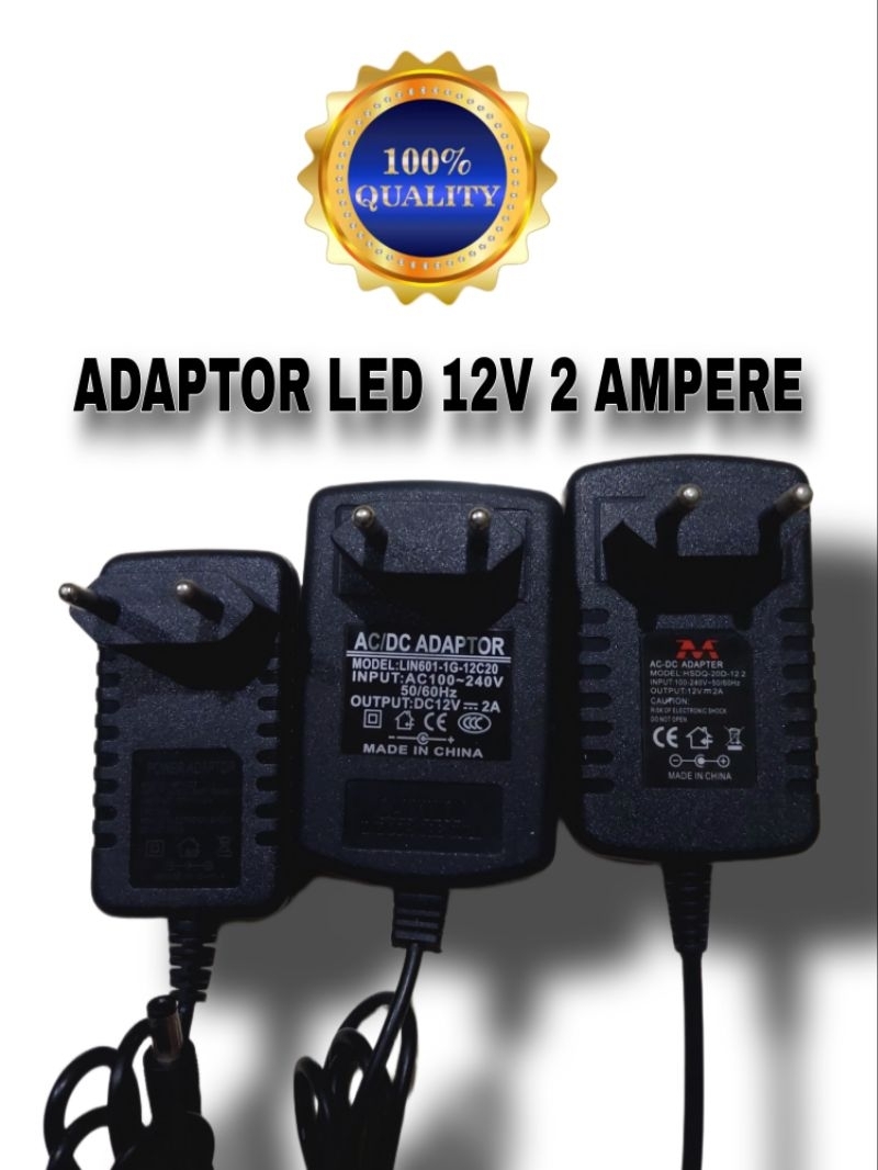 Jual Adaptor 12V 2 Ampere CCTV Router STB Original Kabel Bulat | Shopee ...