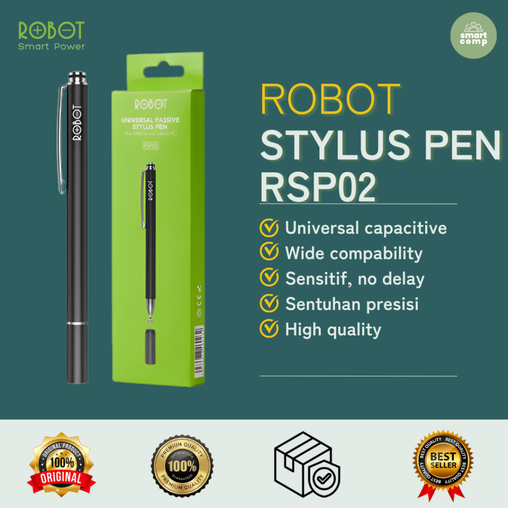Jual Robot Stylus Pen Universal Capacitive for Android iPad Tablet ...