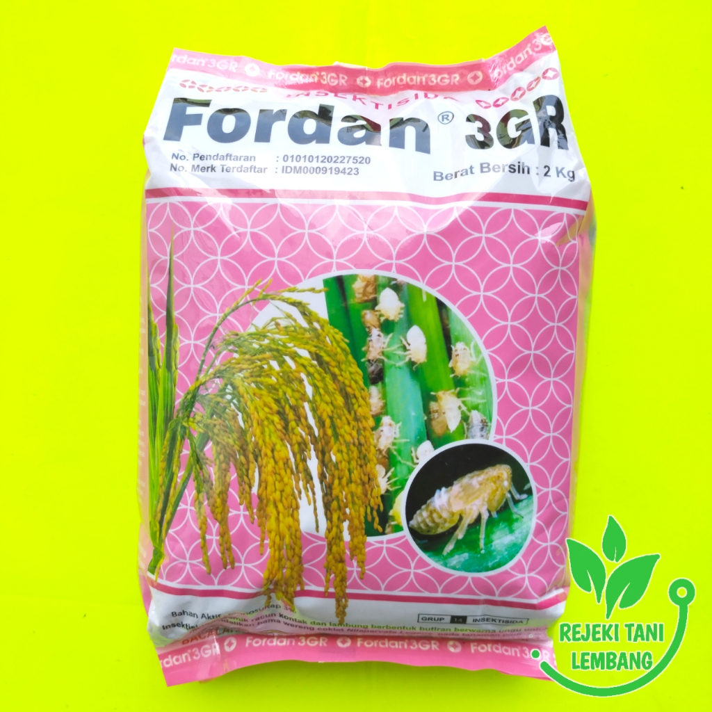 Jual INSEKTISIDA FORDAN 3 GR ISI 2 KG PENGENDALI HAMA WERENG COKLAT ...