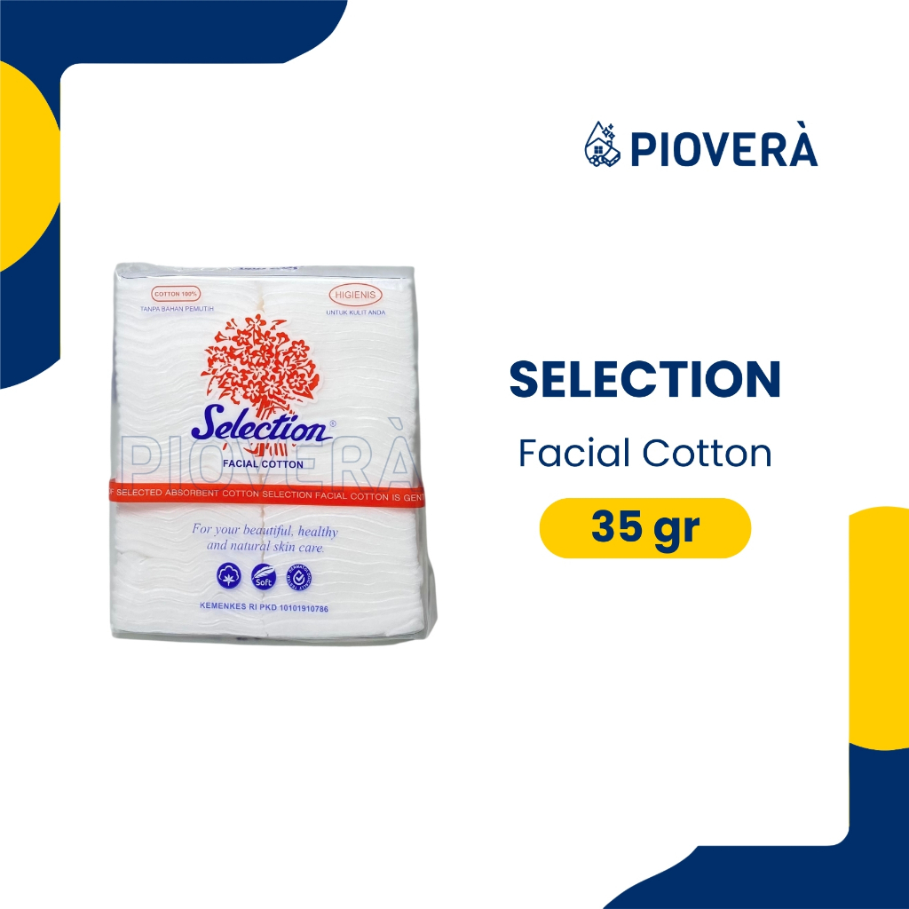 Jual Kapas Selection Facial Cotton Kotak 35 gr | Shopee Indonesia