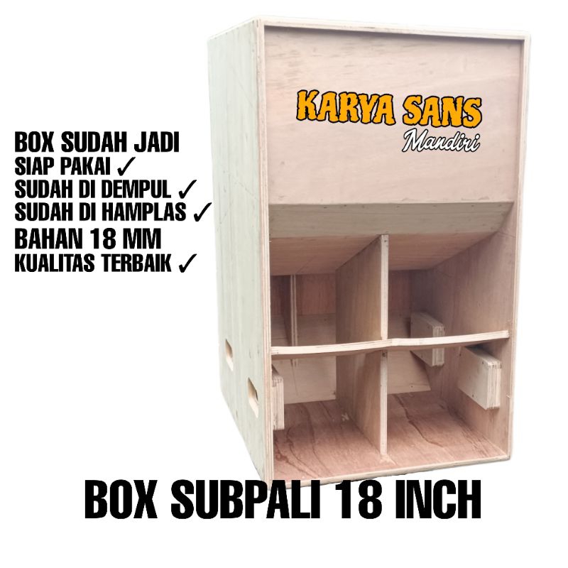 Jual Box speaker subpali supali 18 inch mentahan | Shopee Indonesia