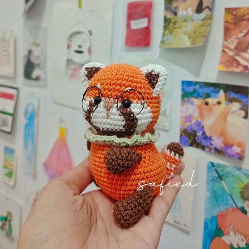 Jual Boneka Red Panda (Amigurumi) / Boneka Rajut (Crochet Doll ...