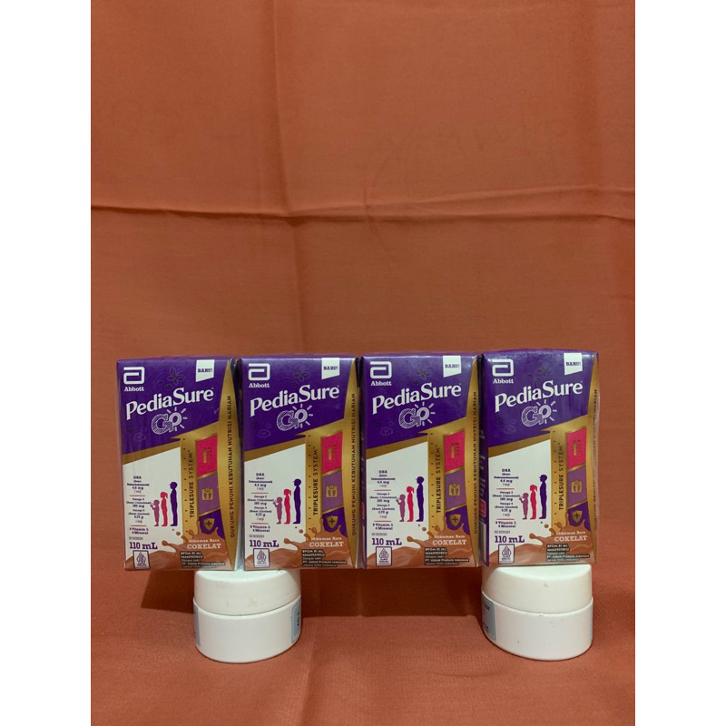 Jual Pediasure Go UHT 110 ML Cokelat - 4 pcs (1-10 Tahun) Nutrisi ...