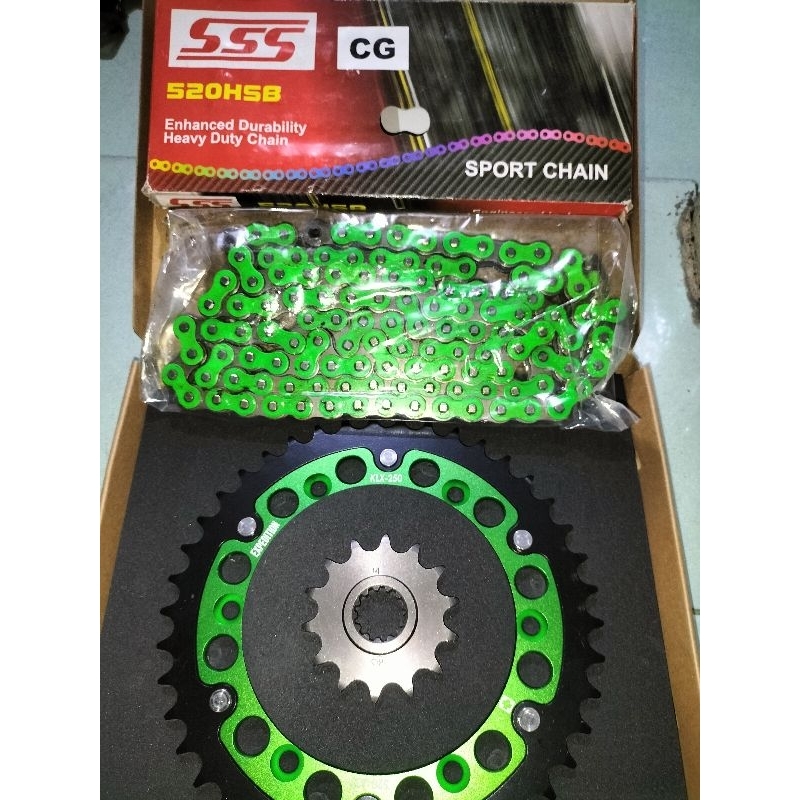 Jual Gear Set Gear Paket 520 KLX 250 D Tracker 250 KLX 230 Expedition ...