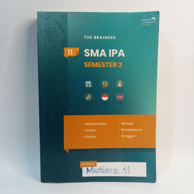 Jual Buku Brain academy SMA IPA kelas 11 Semester 2, original | Shopee ...