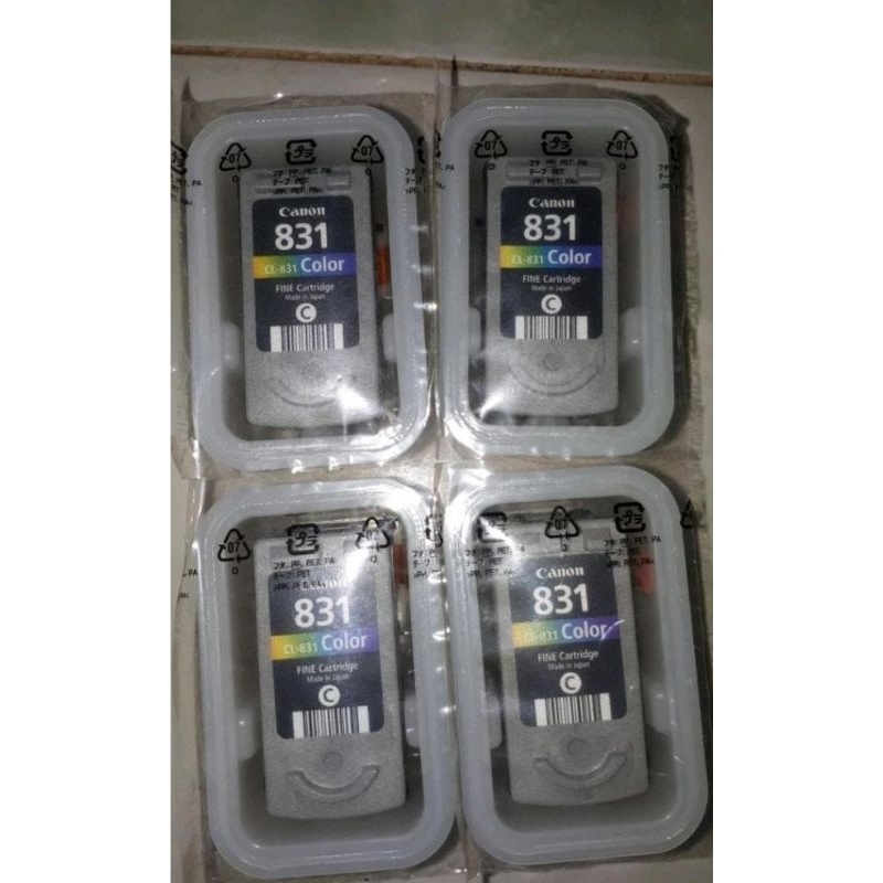 Jual Catridge tinta canon 831 color original baru tanpa dus | Shopee ...