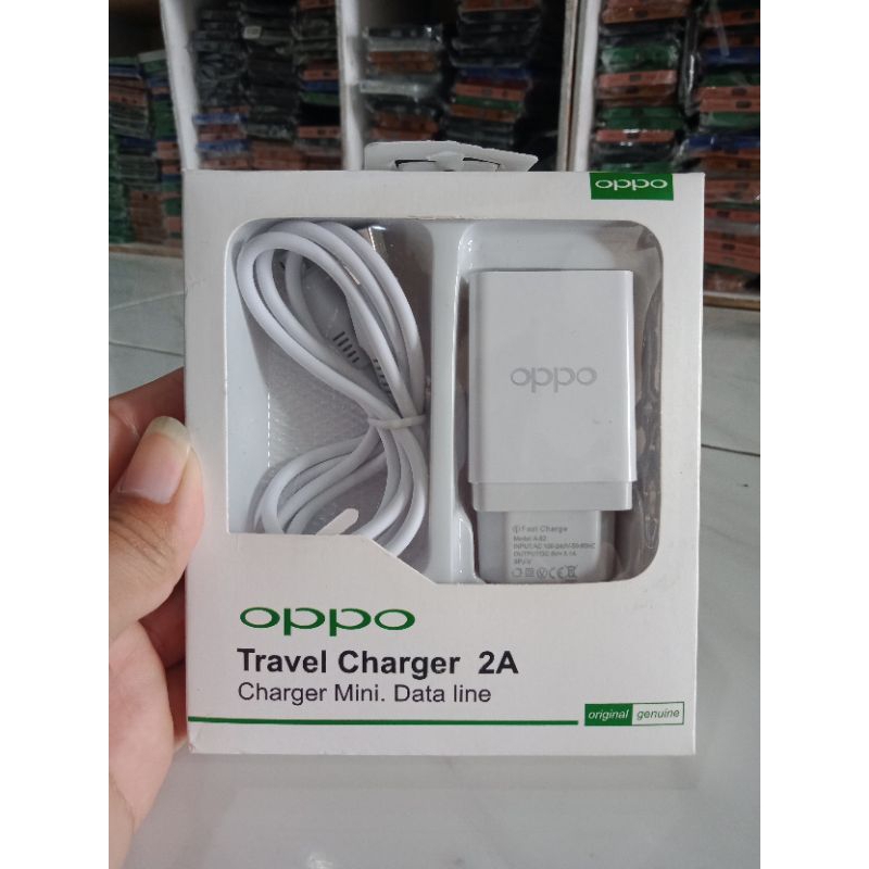 Jual CASAN CHARGER HP OPPO TRAVEL CHARGER 5V-2A FAST CHARGING USB MICRO ...